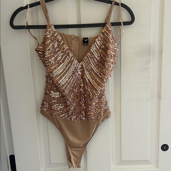 Tops | Sequin Embellished Bodysuit | Poshmark